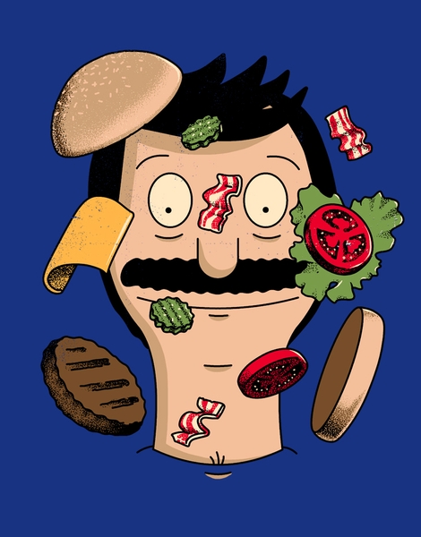 Sideshow Bob t-shirt designs by artists worldwide